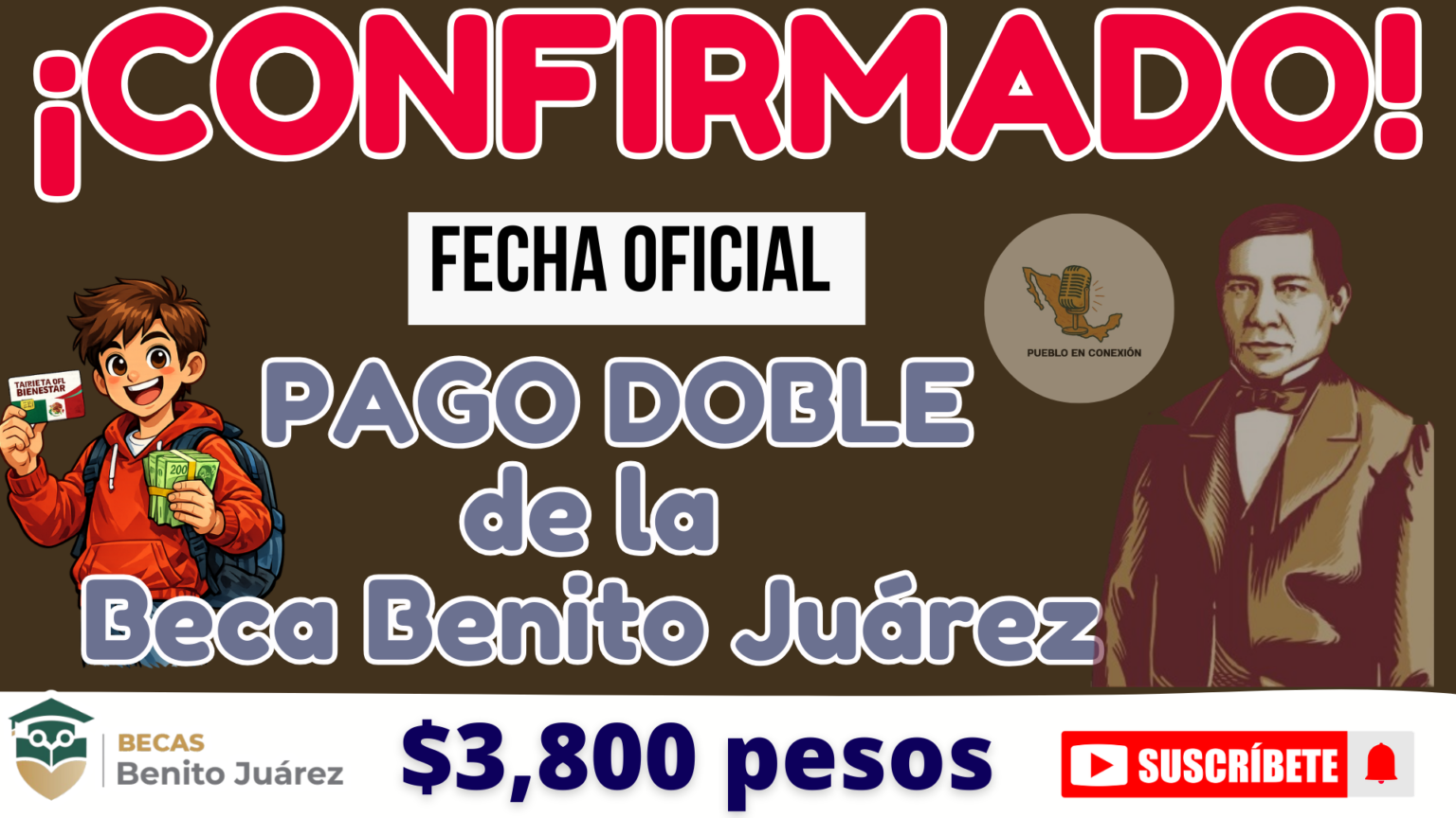 Confirmado: Fecha Oficial del Pago Doble de la Beca Benito Juárez 2026 ...